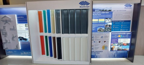 โรงงานหลังคาเหล็กเมทัลชีท นนทบุรี ผู้แทนจำหน่าย Metal sheet BlueScope